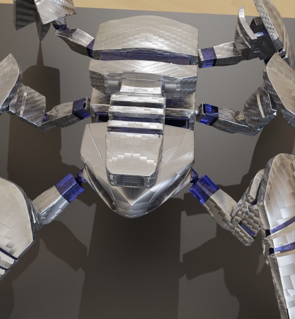 3D model super Spider sci-fi with texture free 3D model | CGTrader