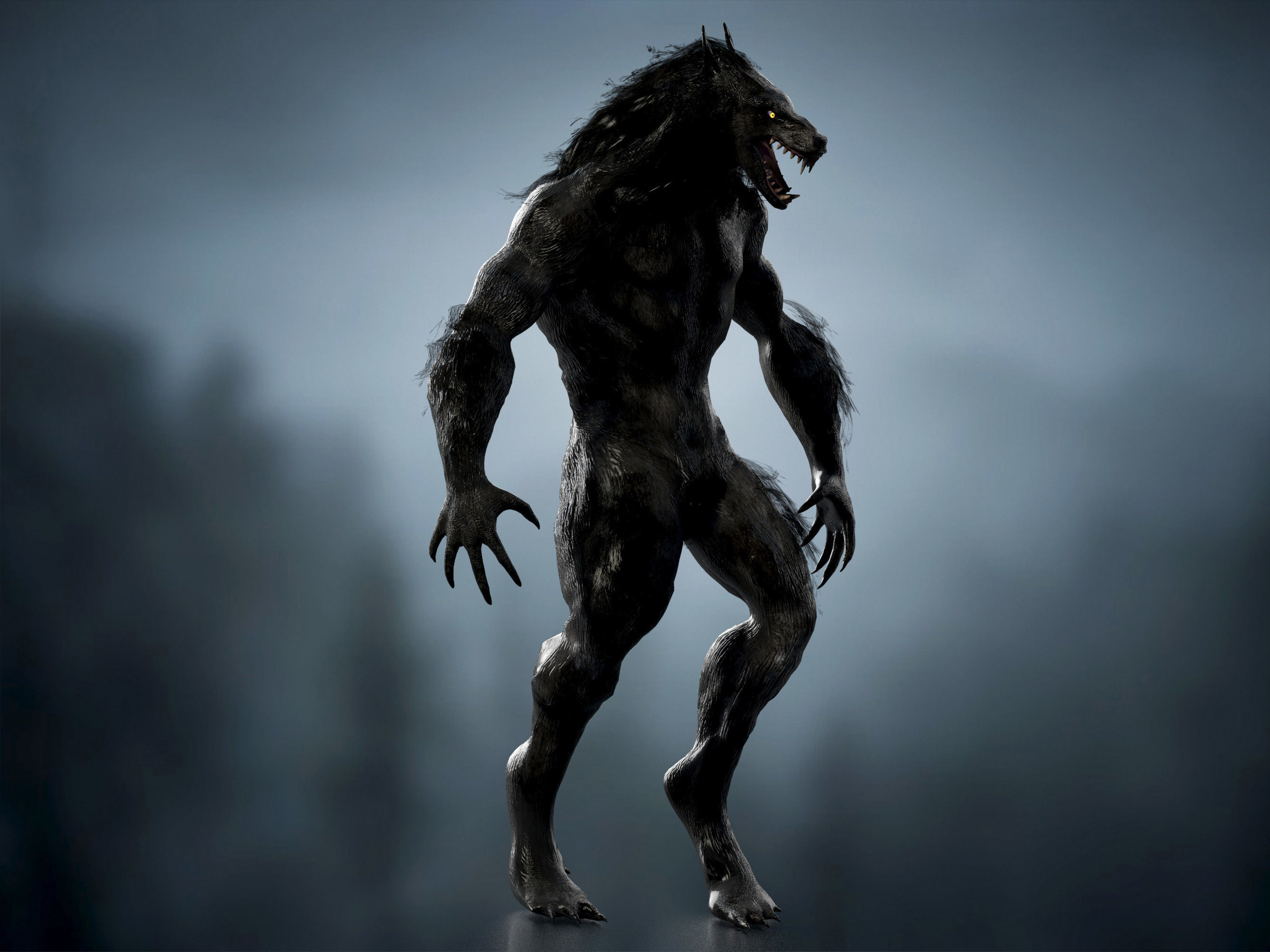 3D model Werewolf VR / AR / low-poly rigged | CGTrader