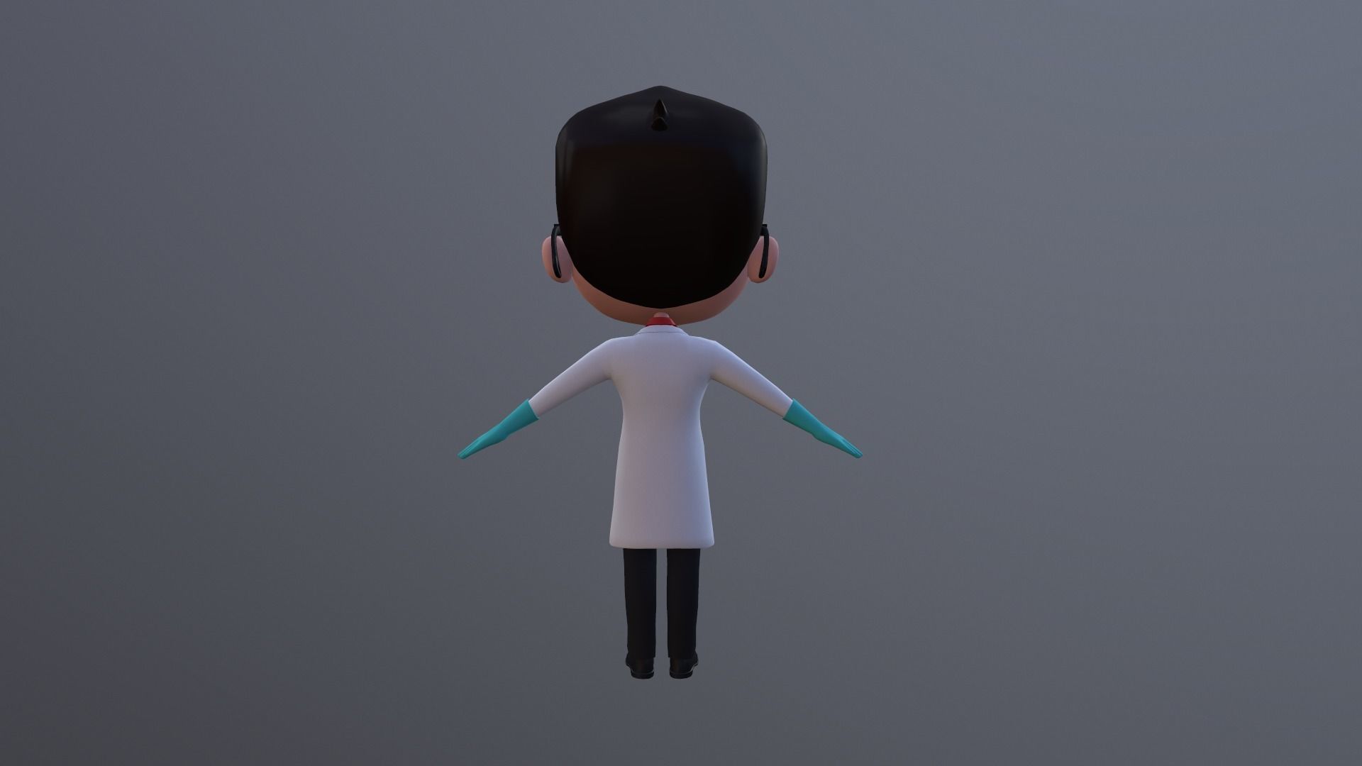 Low Poly Scientist Character 3D model | CGTrader
