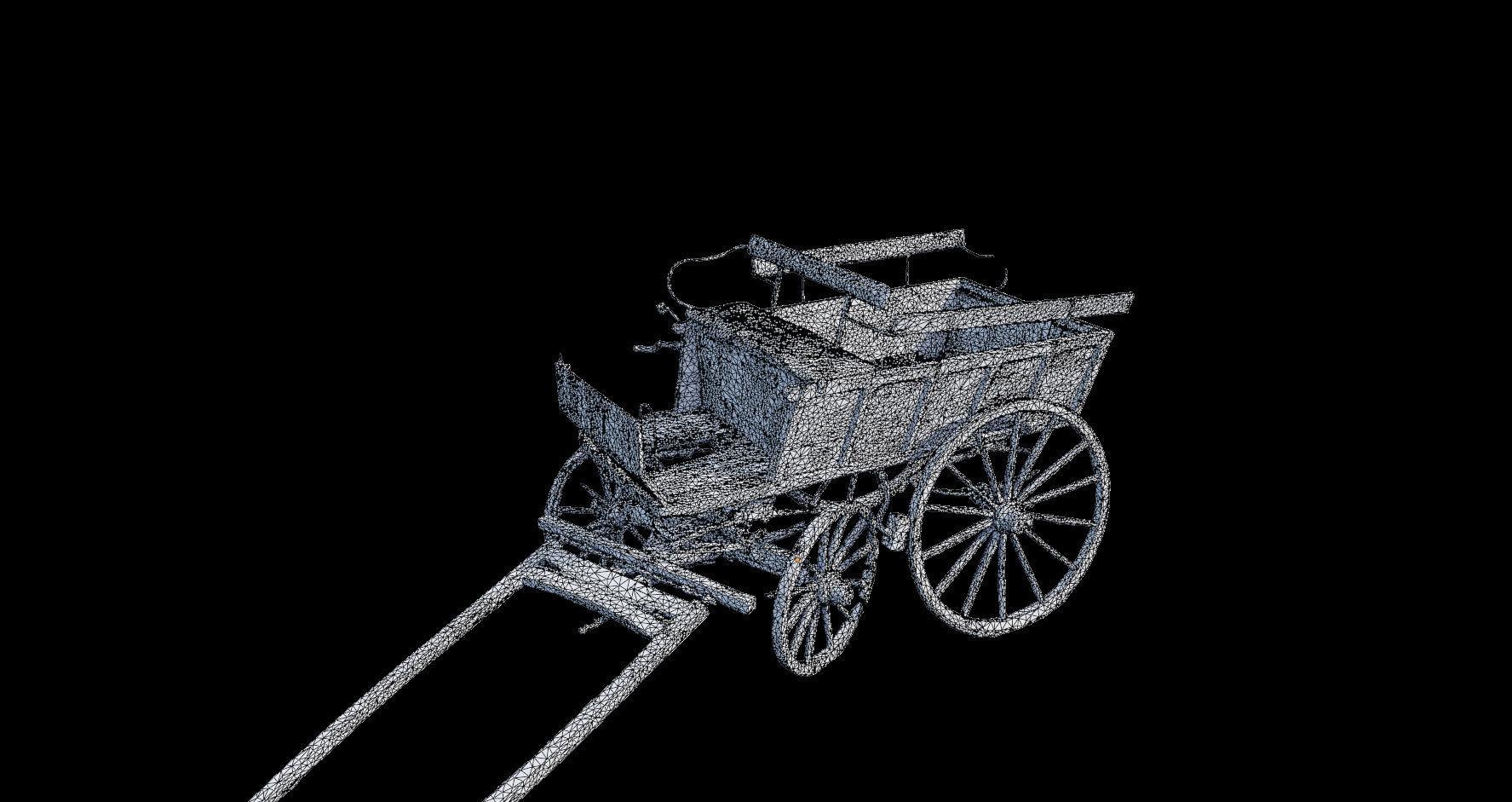 PBR Medieval carriage coach Photoscan 3D model | CGTrader