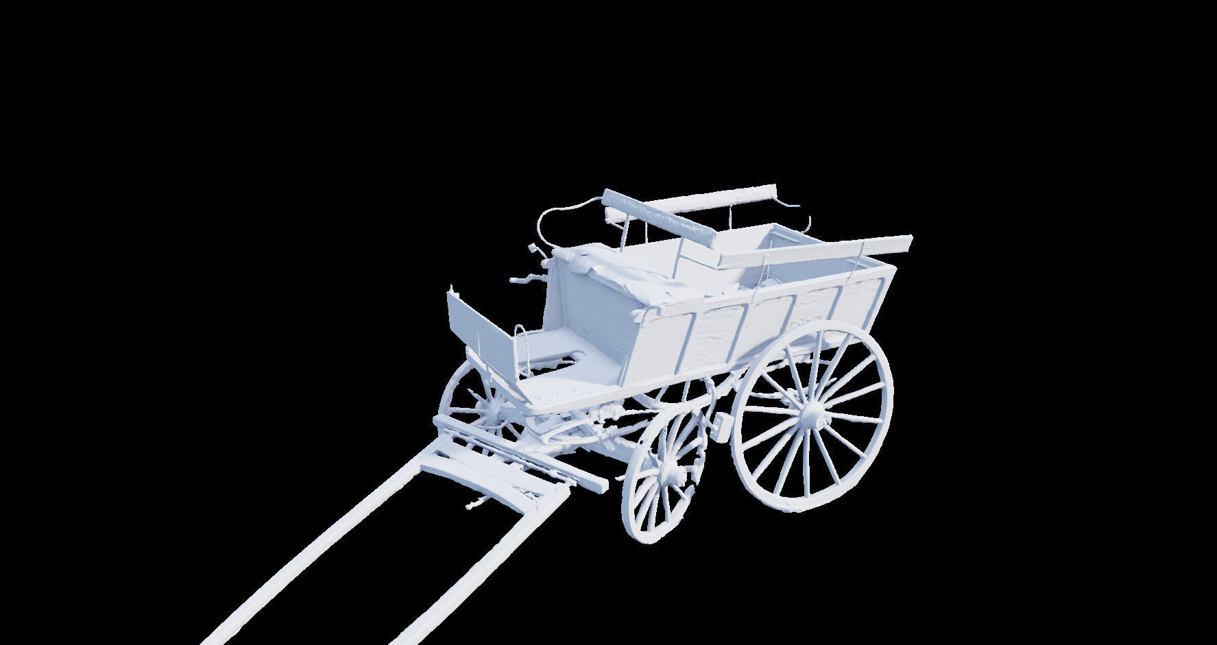 PBR Medieval carriage coach Photoscan 3D model | CGTrader