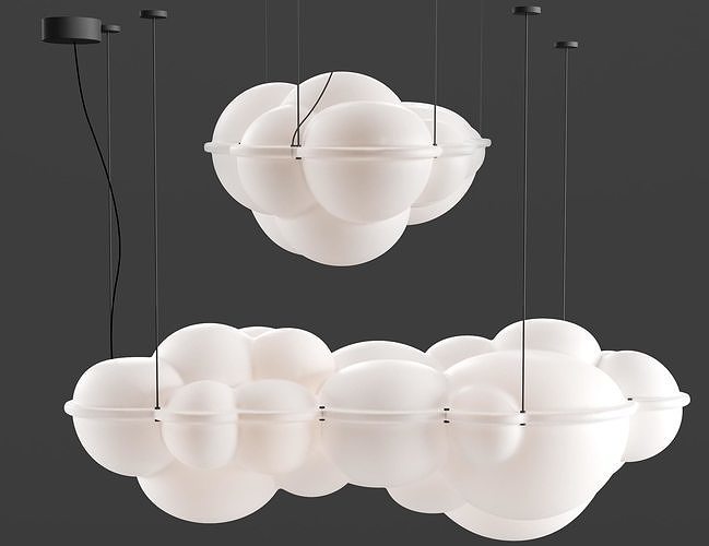 Nemo Lampada Ceiling Mounted Pendant Light Fixture 3D model | CGTrader