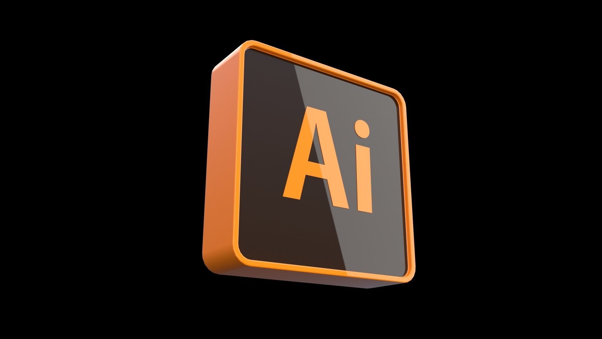 3D model Adobe icons VR / AR / low-poly | CGTrader