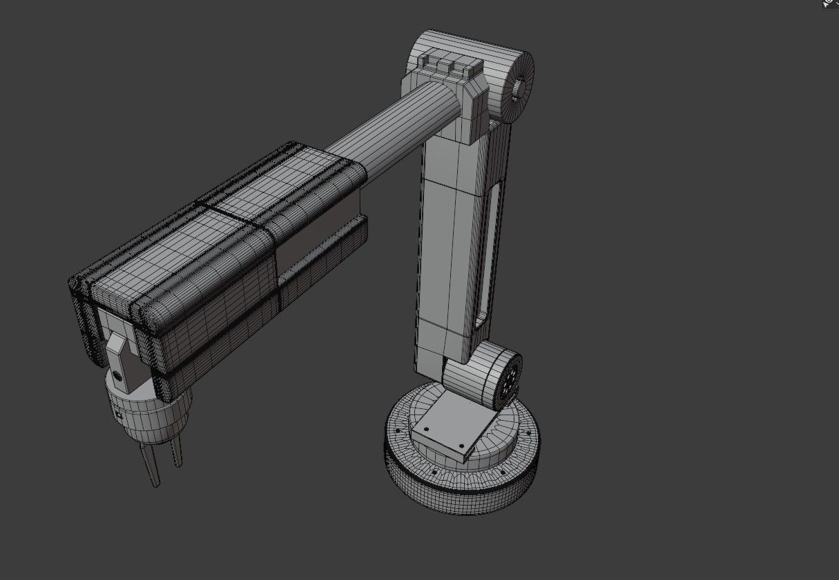 Picker robot 3D model rigged | CGTrader