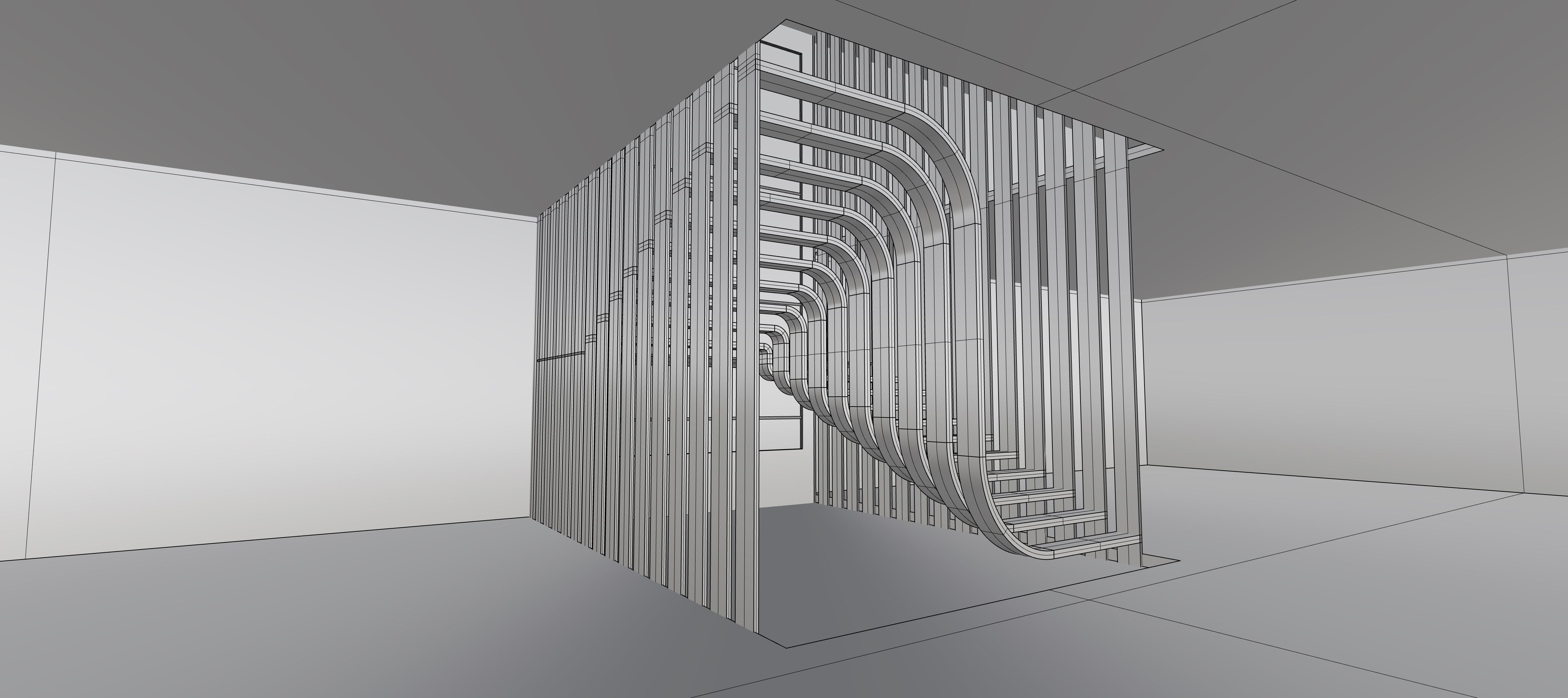 Parametric Stair 3D model | CGTrader