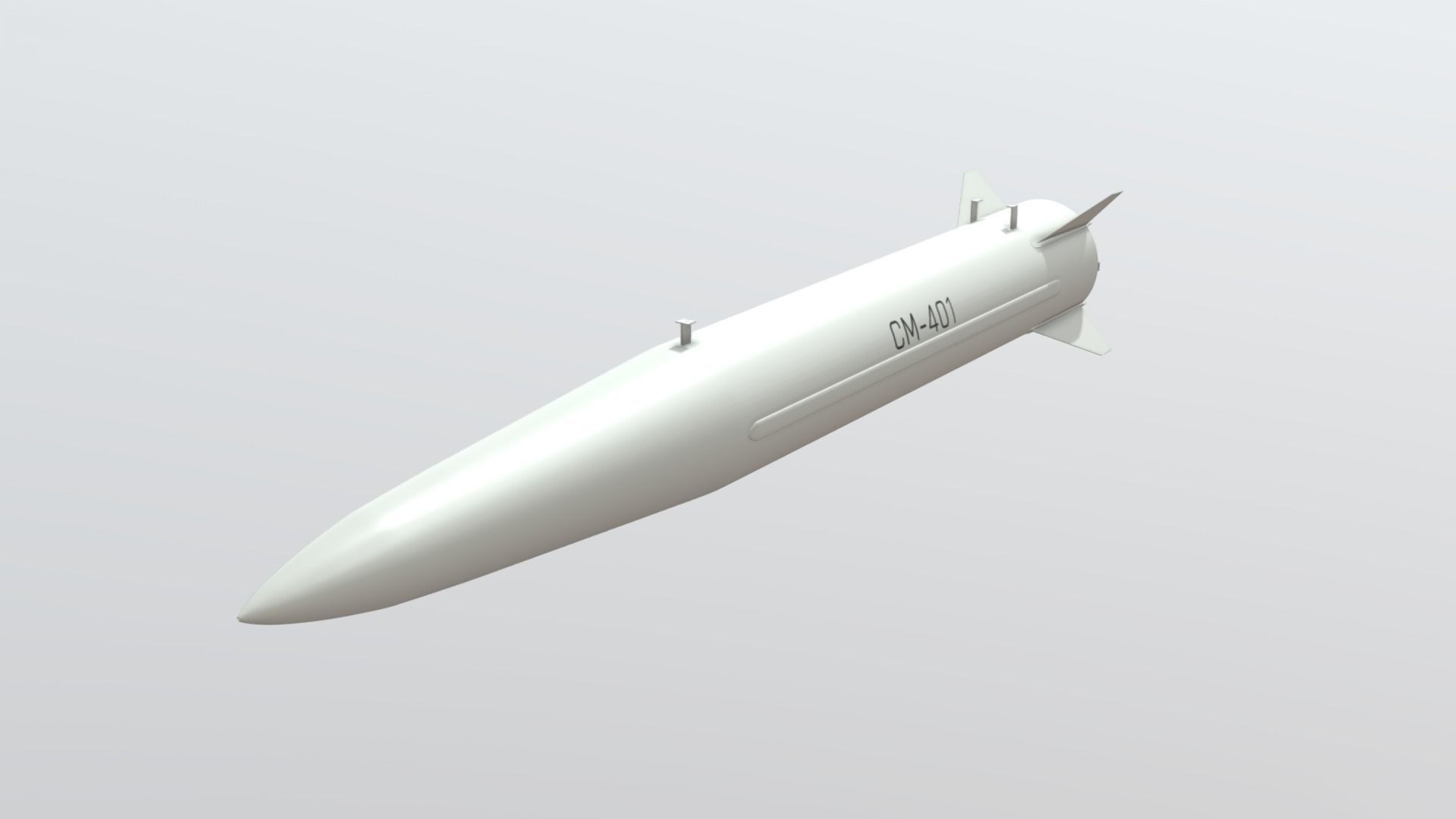 3D model CM-401 Chinese Anti-Ship Ballistic Missile VR / AR / low-poly ...