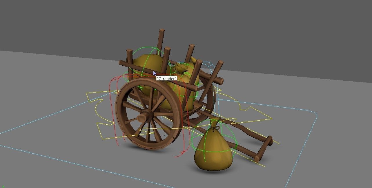 3D model Wain 3D Model For Animation And Game VR / AR / low-poly | CGTrader