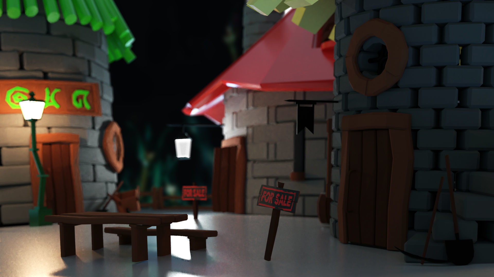 FairyTale Little Village PACK 3D model | CGTrader