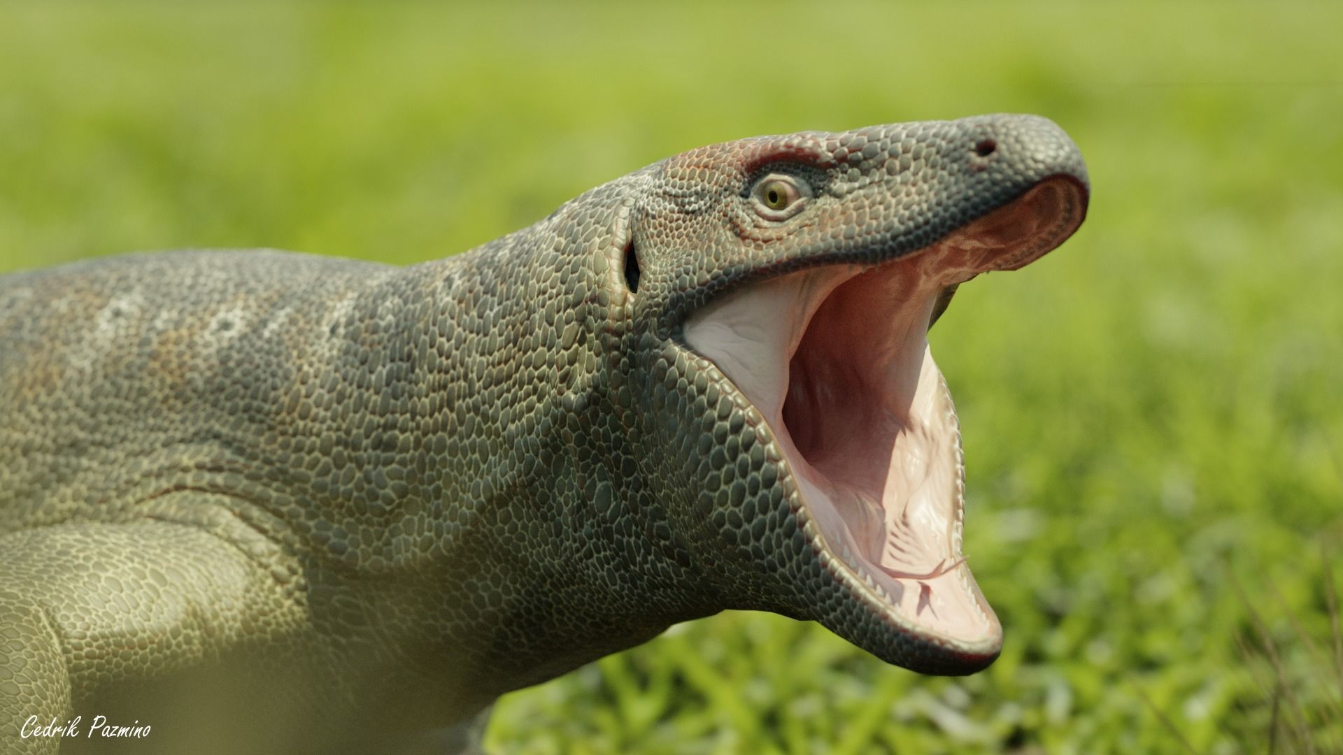 3D model Megalania dinosaur VR / AR / low-poly | CGTrader