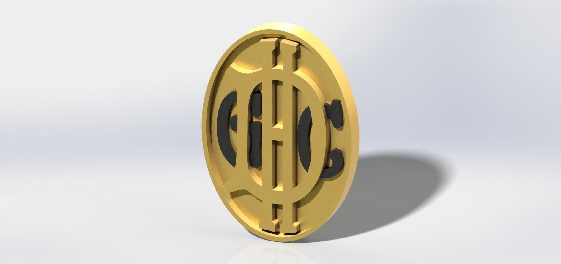 Druid Hills Golf Club Logo 3D model 3D printable | CGTrader