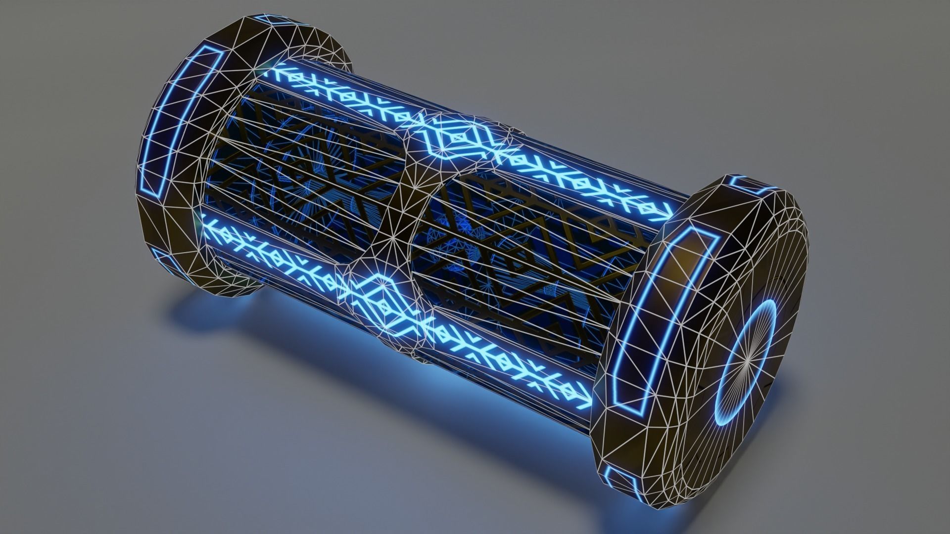 3D model Arcane Hextech Energy Cell VR / AR / low-poly | CGTrader