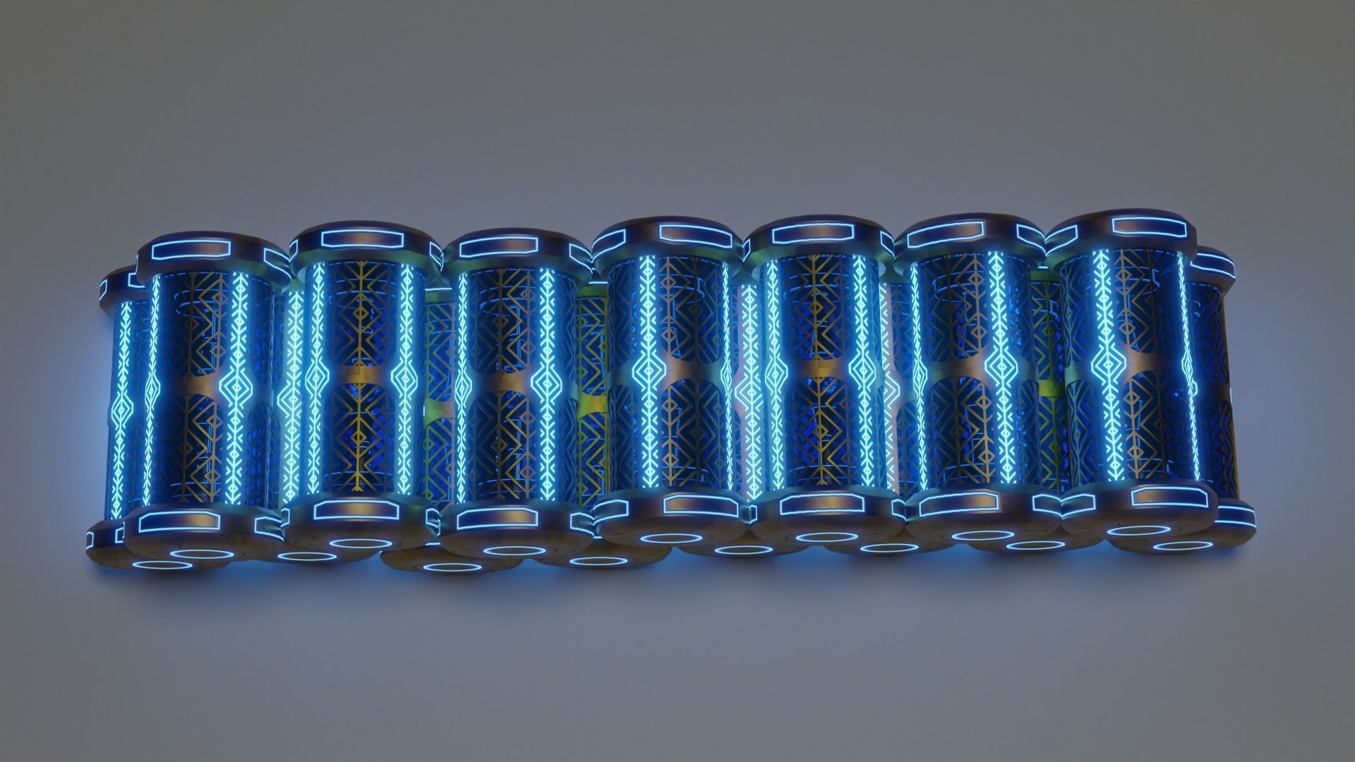 3D model Arcane Hextech Energy Cell VR / AR / low-poly | CGTrader