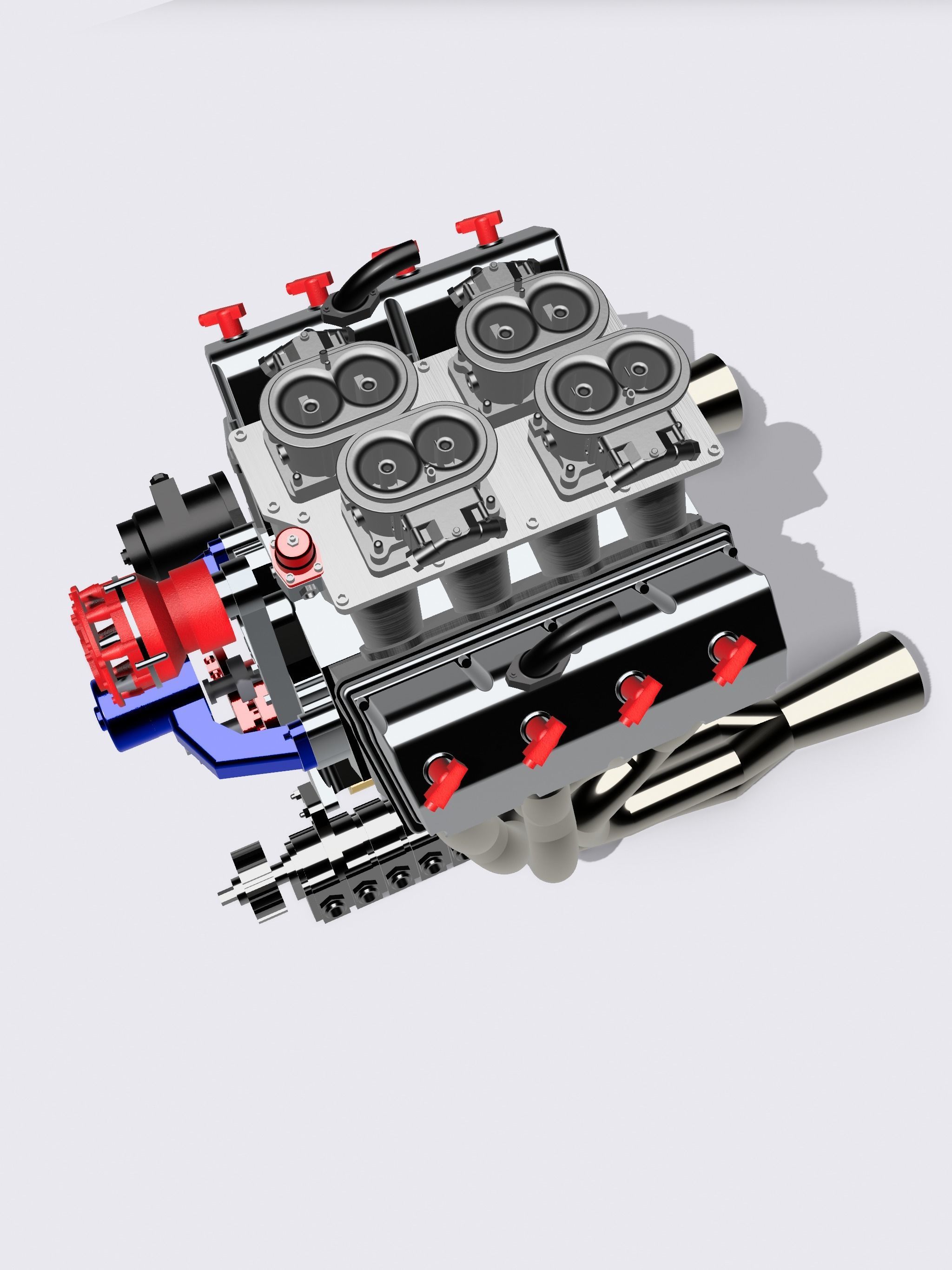 PRO STOCK HEMI COMPLETE HIGH DETAIL 3D PRINT MODEL 3D model 3D ...