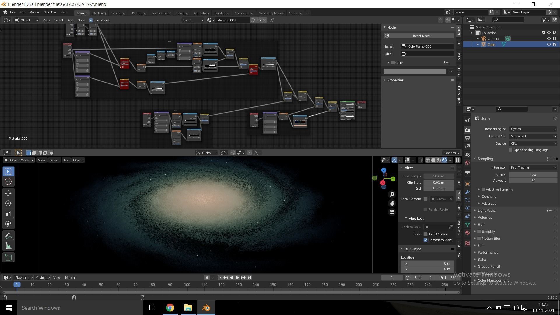 3D model A very Beautiful realistic Galaxy VR / AR / low-poly | CGTrader