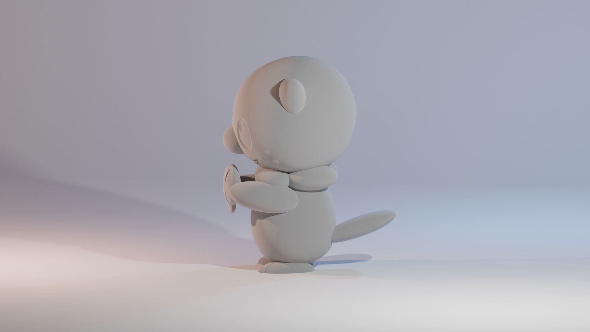 Oshawott 3D model 3D printable | CGTrader