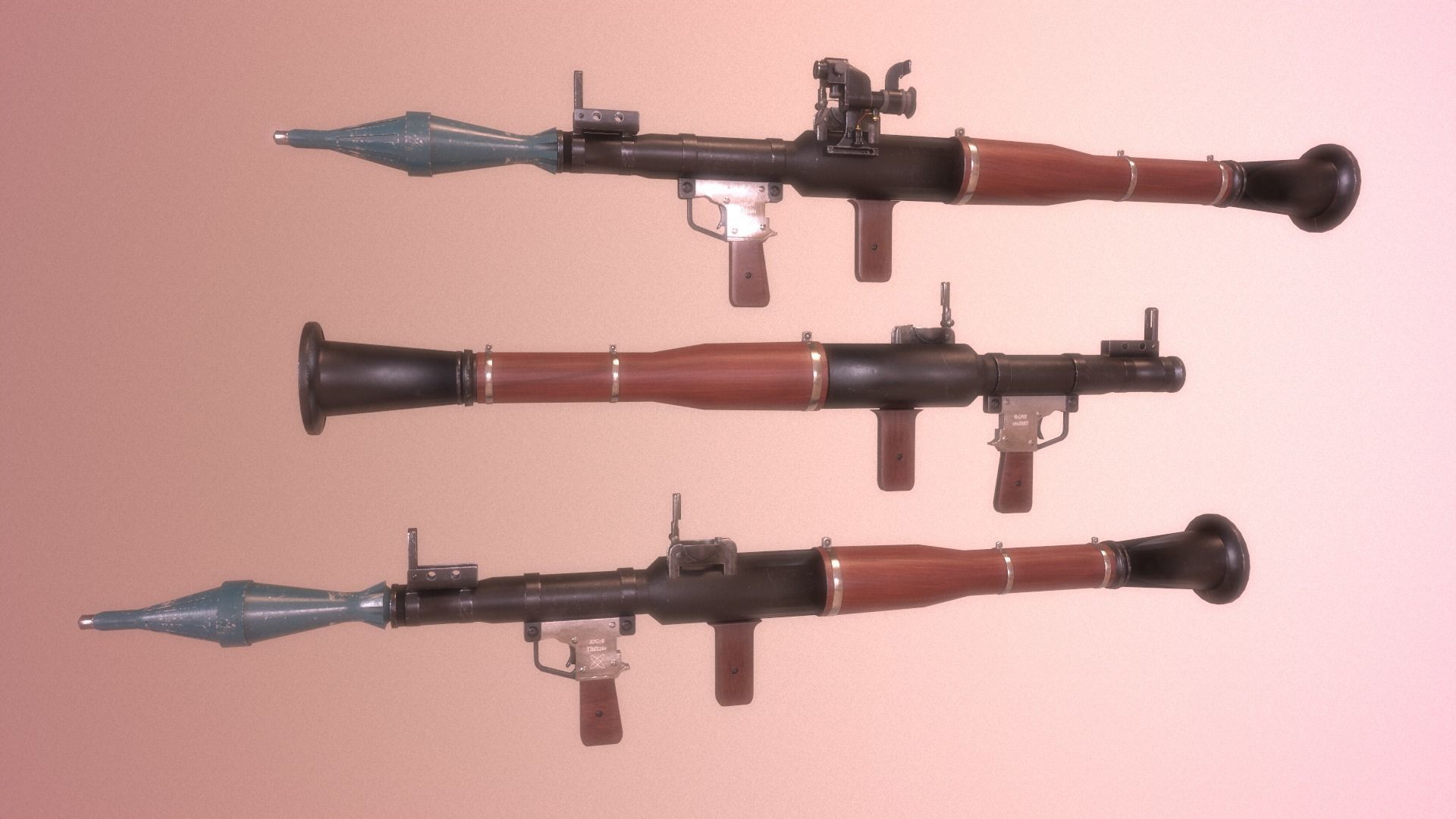 3D model RPG 7 Launcher for Games Low Poly VR / AR / low-poly | CGTrader