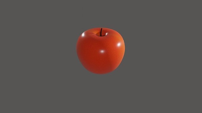 3D model fruit apple VR / AR / low-poly | CGTrader