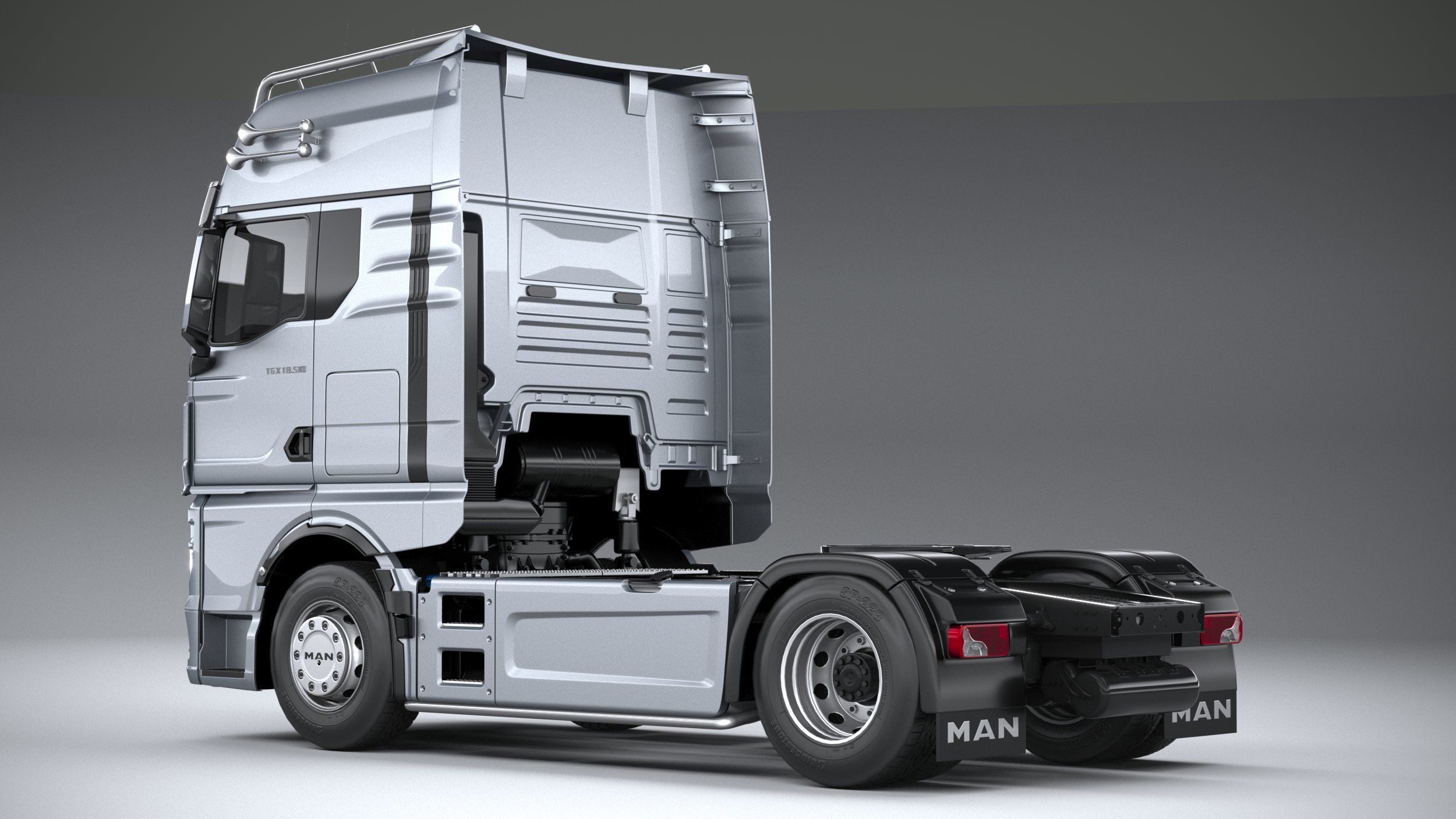 Man TGX 2021 3D model | CGTrader