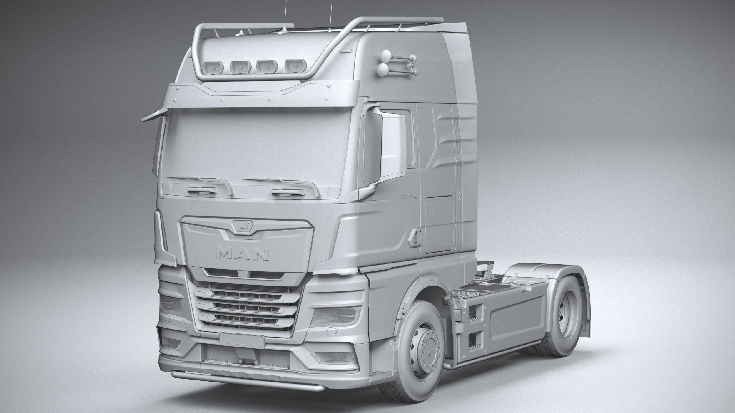 Man TGX 2021 3D model | CGTrader