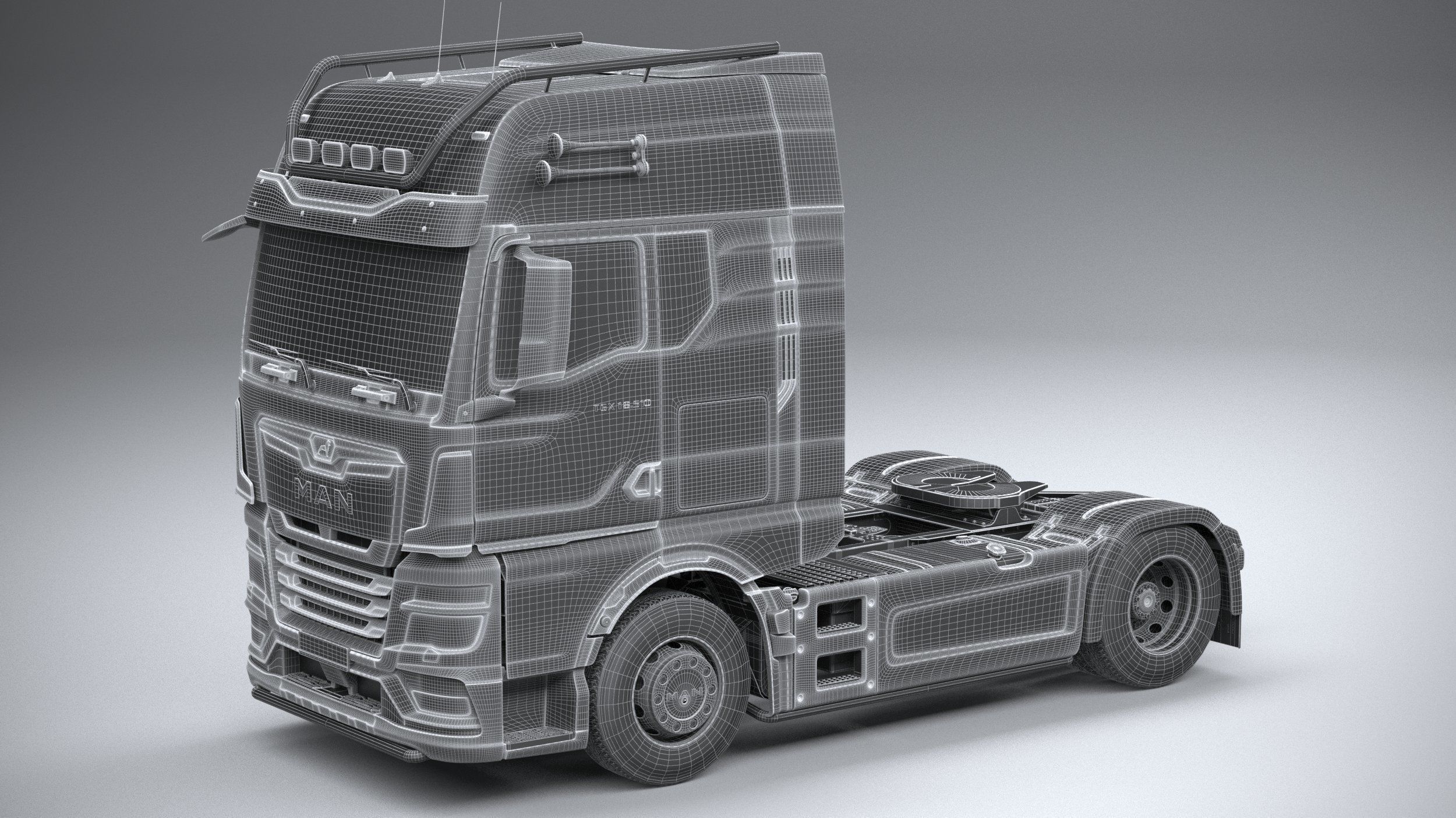 Man TGX 2021 3D model | CGTrader