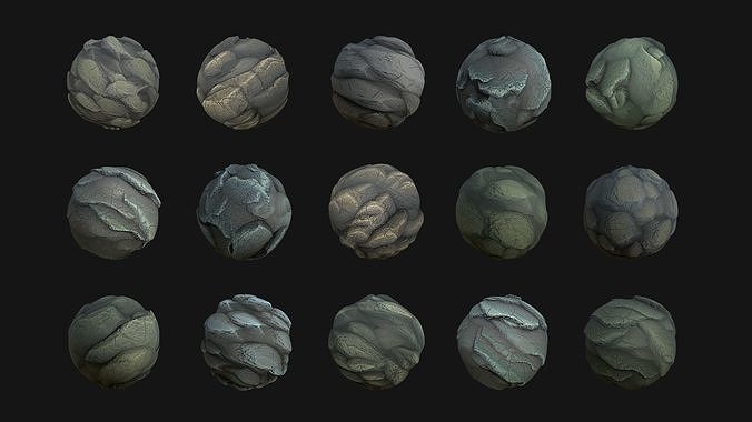 Texture Pack Stylized Texture 9 VR / AR / low-poly | CGTrader
