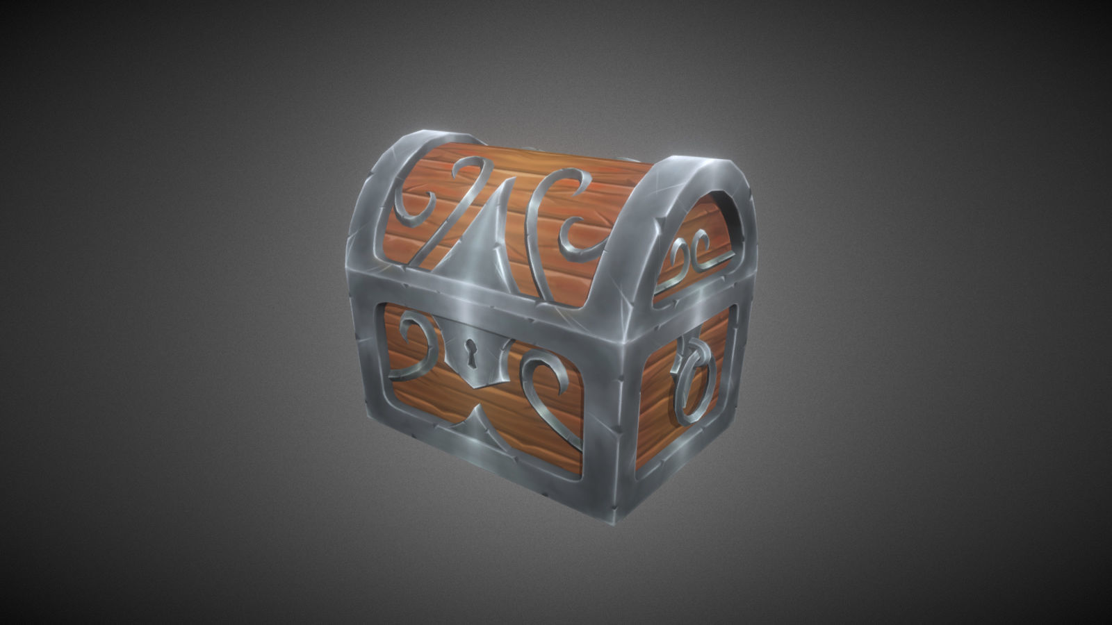 3D model Stylized treasure chest VR / AR / low-poly | CGTrader