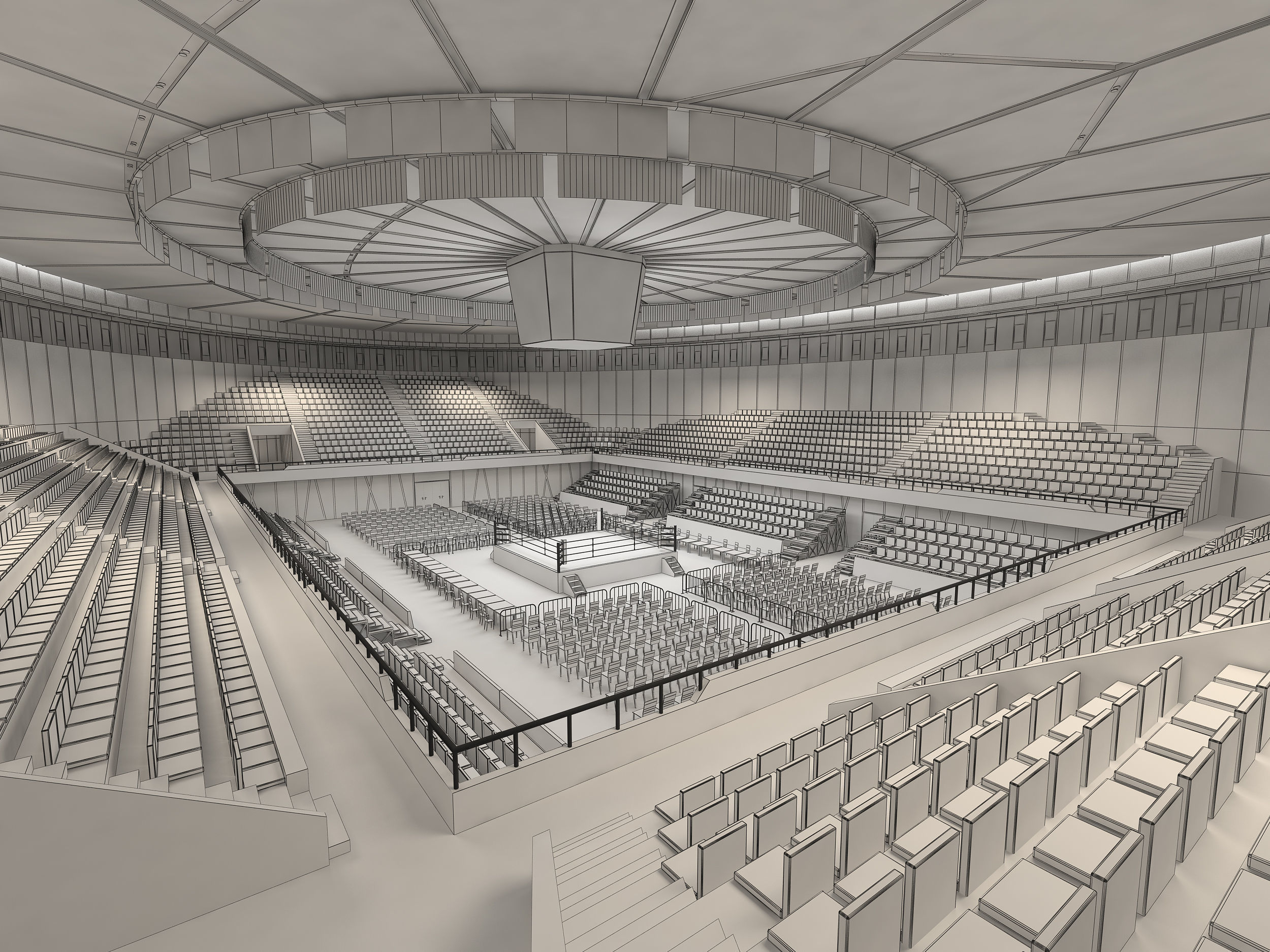 Boxing Arena 3D model | CGTrader