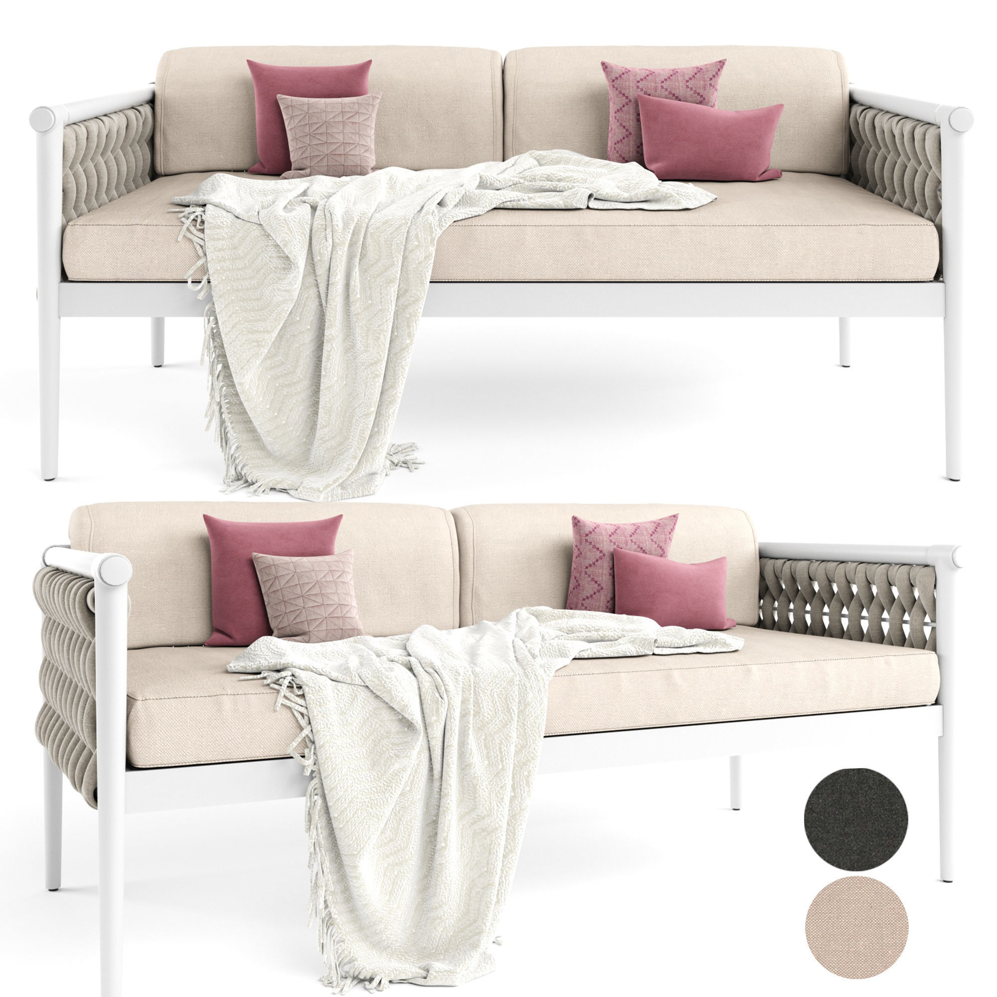 Dandy Sofa by Atmosphera 3D model | CGTrader