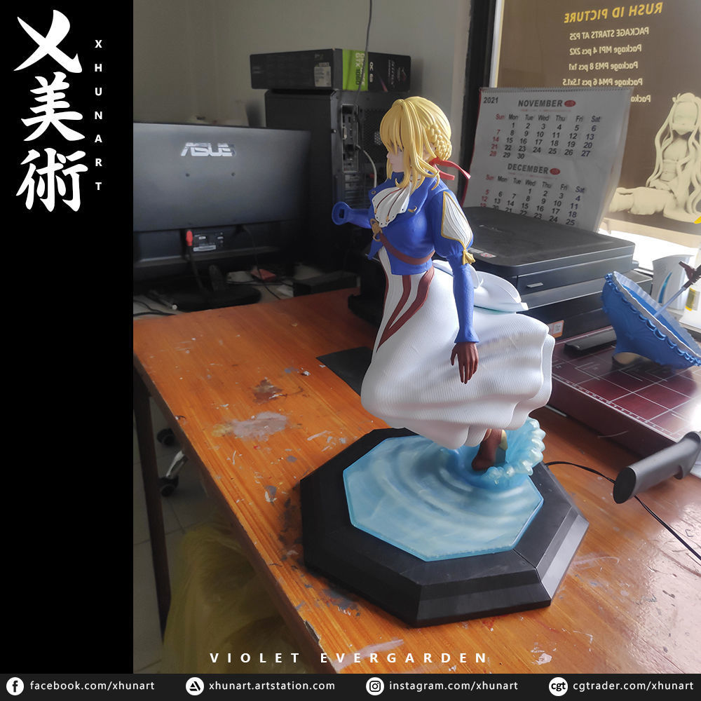 Violet Evergarden STL 3D model 3D printable | CGTrader