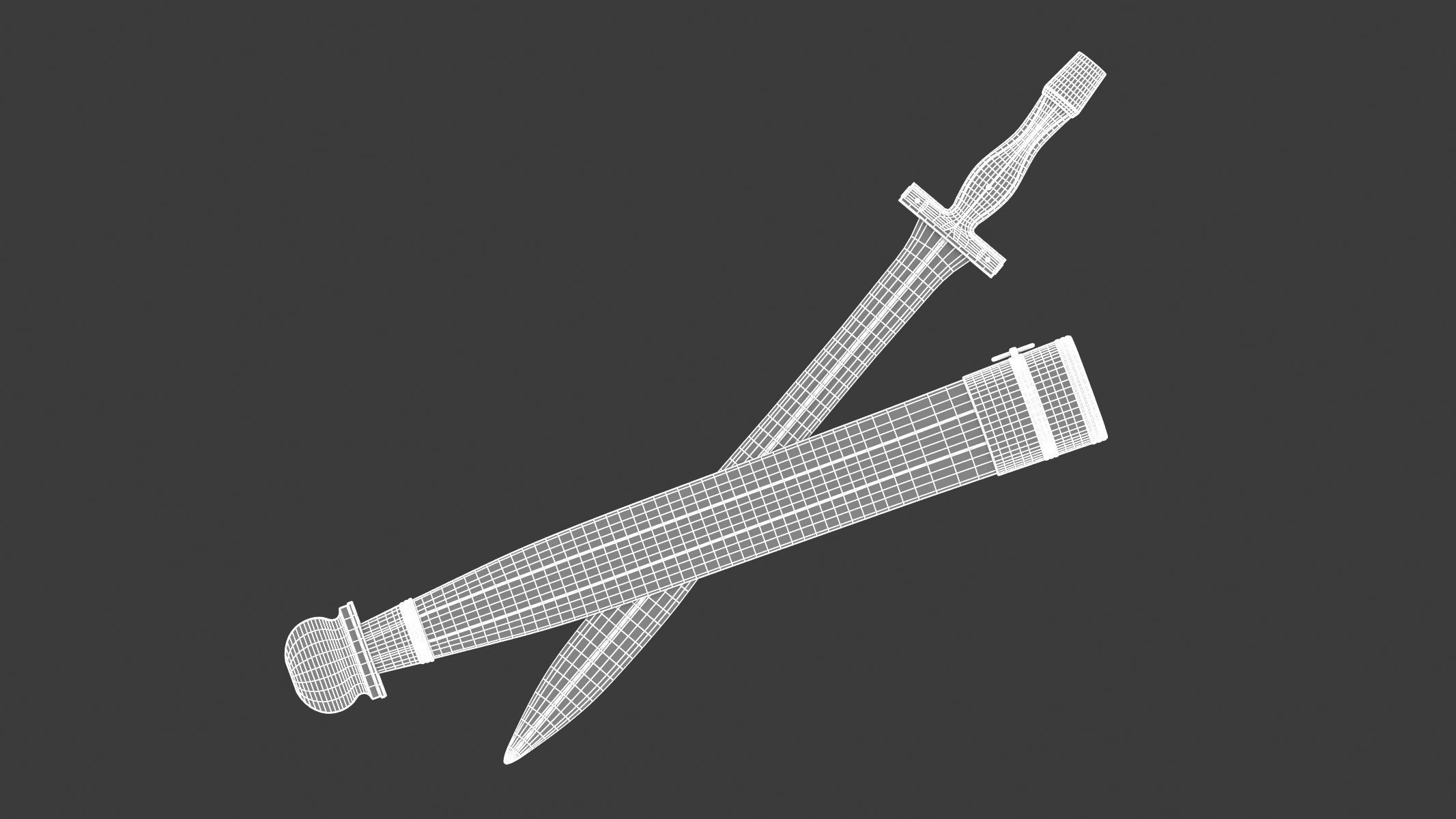 3D model Xiphos Sword VR / AR / low-poly | CGTrader