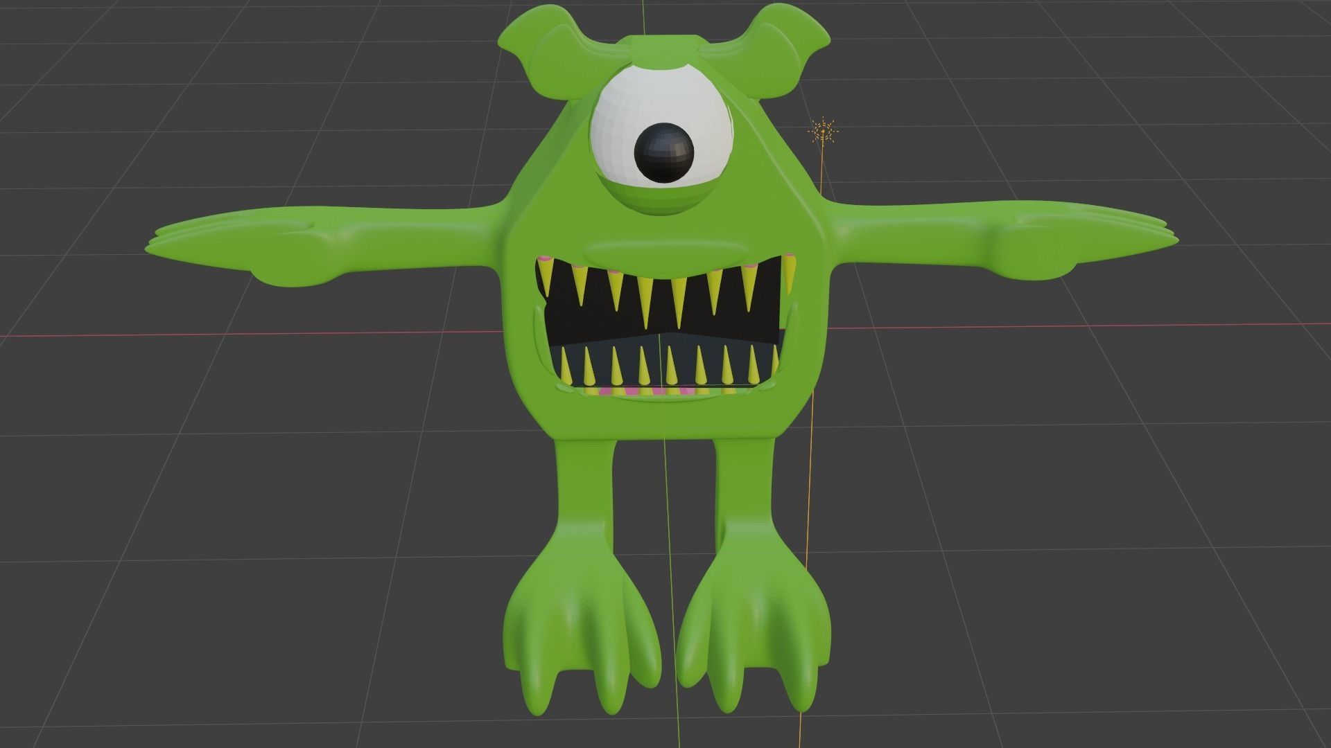My version of Mike from monsters inc 3D model | CGTrader