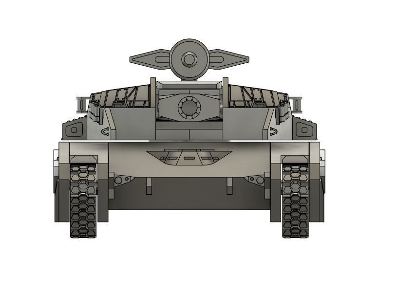 1-100 Linear tank 3D model 3D printable | CGTrader