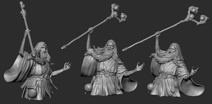 Wizard free 3D model 3D printable | CGTrader