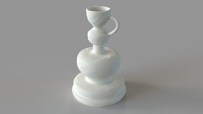 Victoire Vase White 3D model | CGTrader