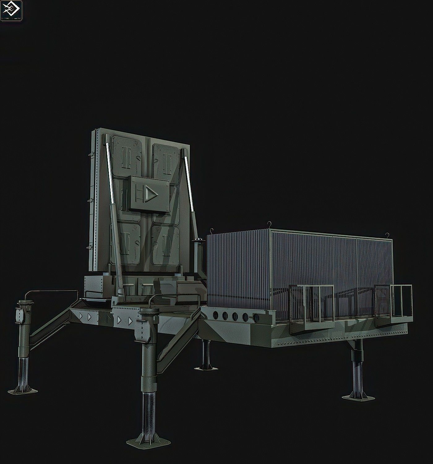 3D model Radar military vehicle VR / AR / low-poly | CGTrader