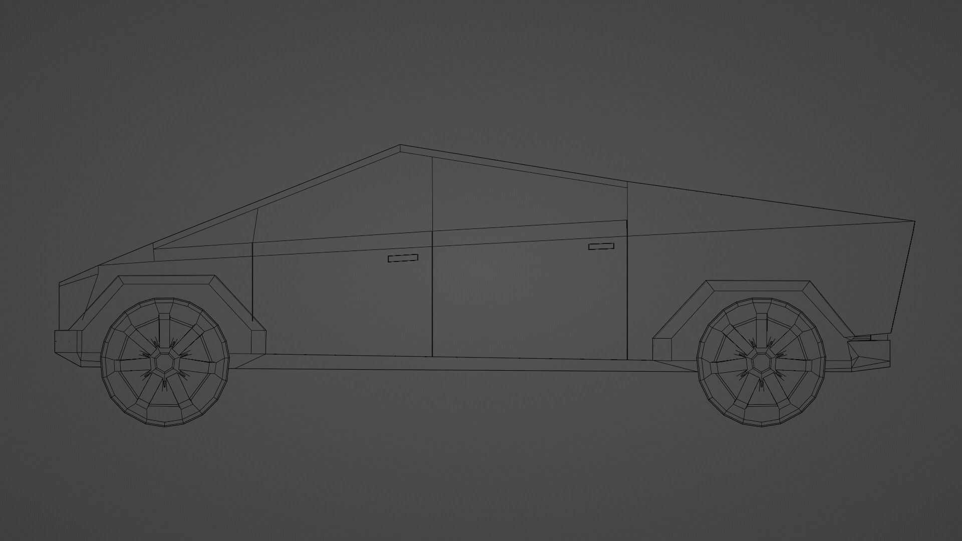3D model Tesla Cybertruck VR / AR / low-poly | CGTrader