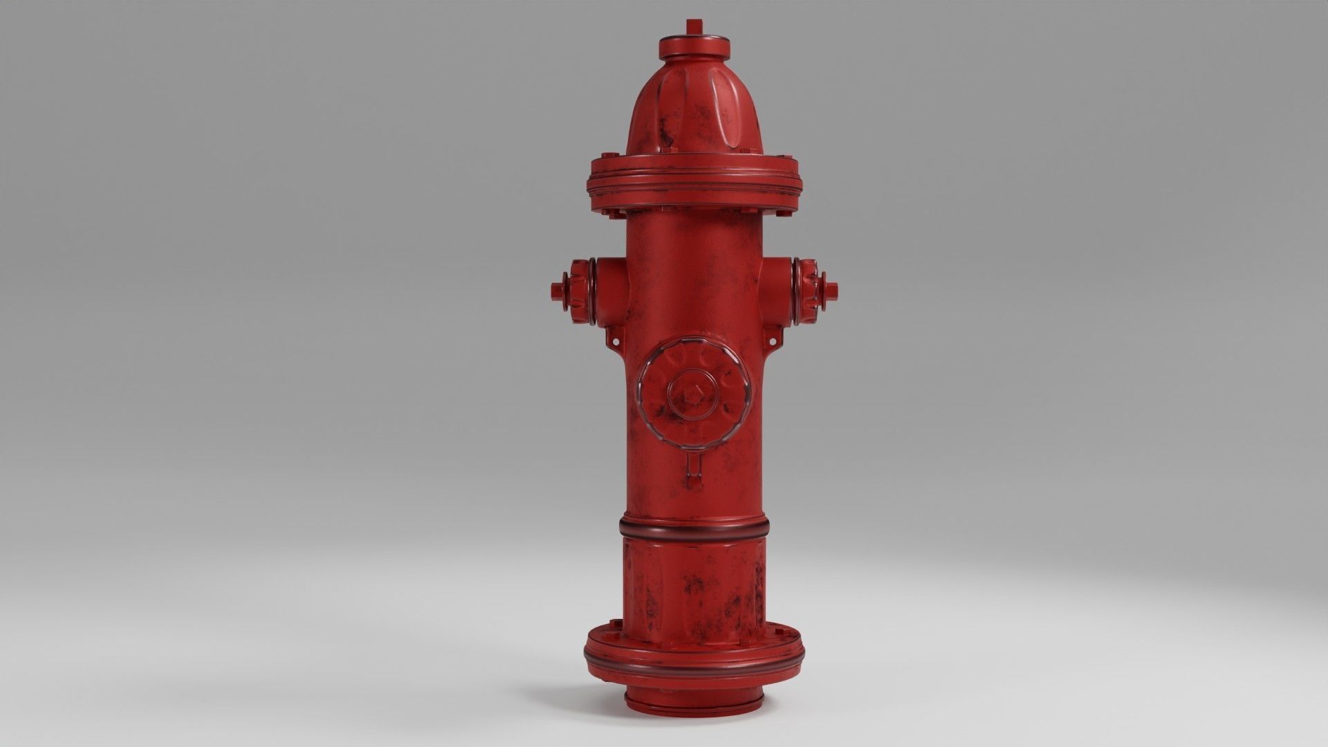 Red fire hydrant 3D model | CGTrader