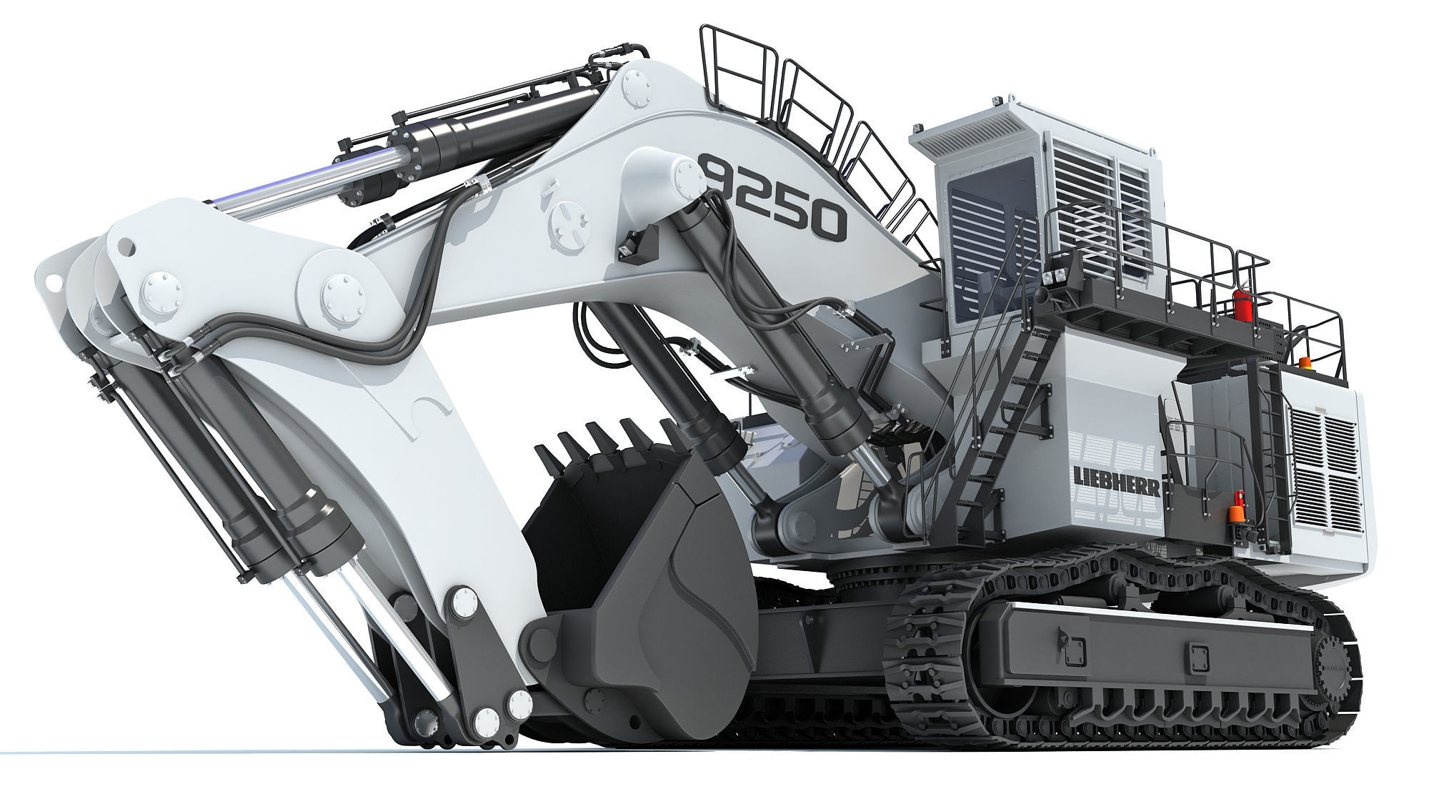 Liebherr Mining Excavator 3D model | CGTrader