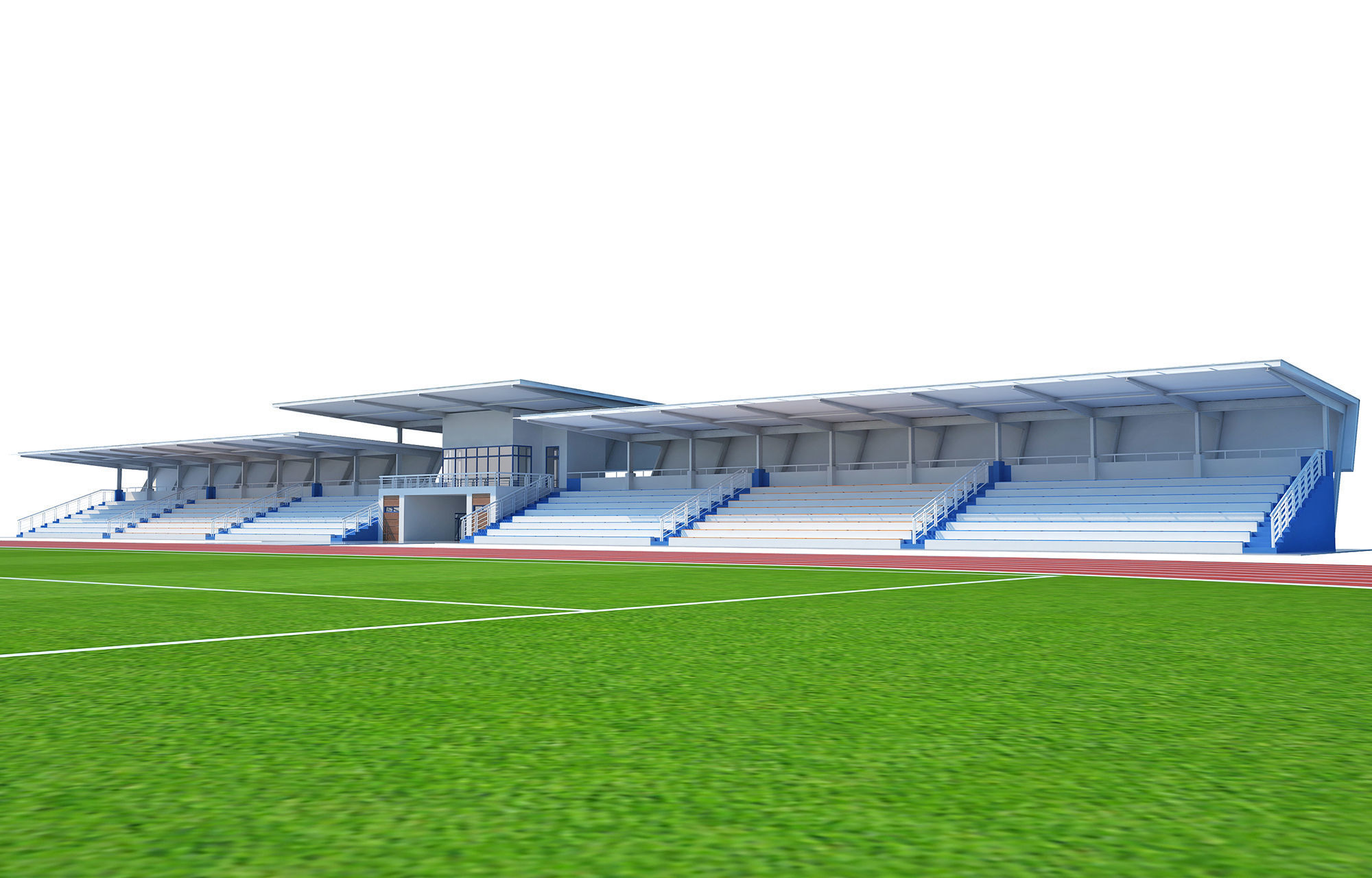 Football Stadium court 3D model | CGTrader