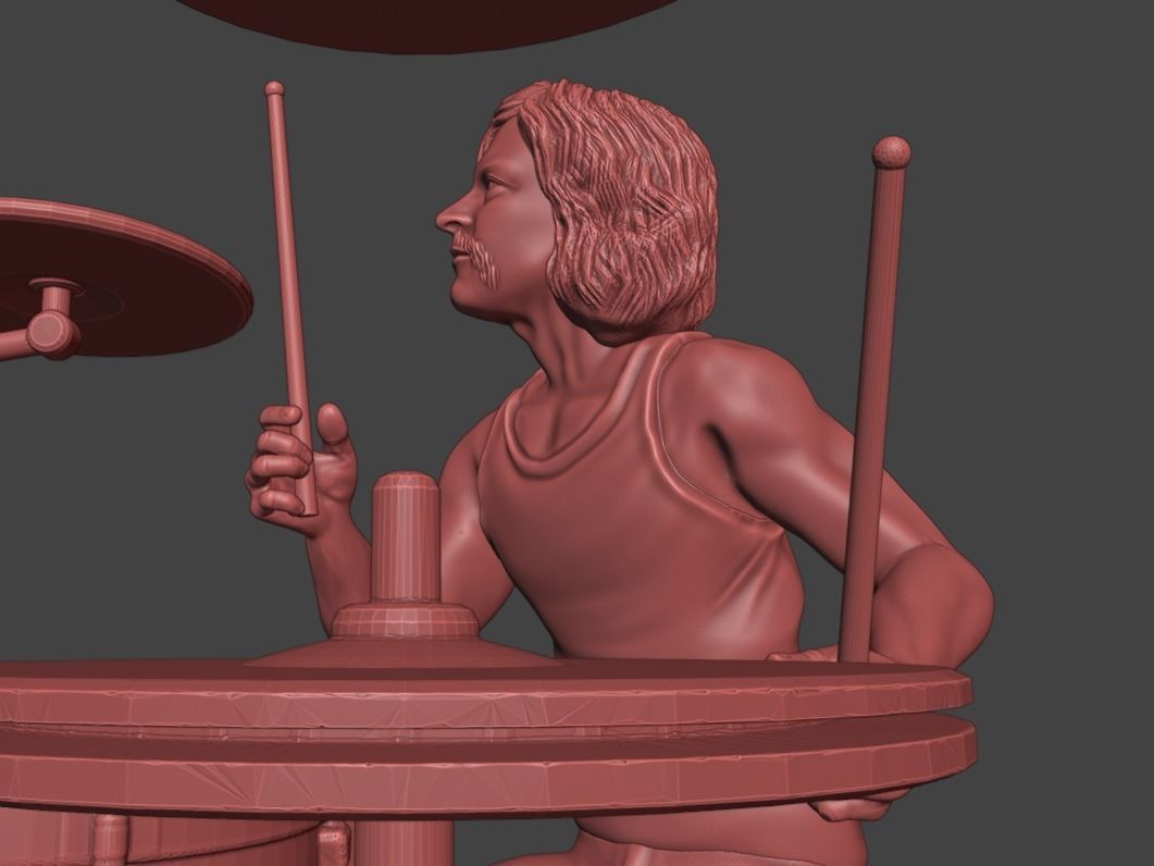 NICK MASON PINK FLOYD - 3D PRINTING 3D model 3D printable | CGTrader