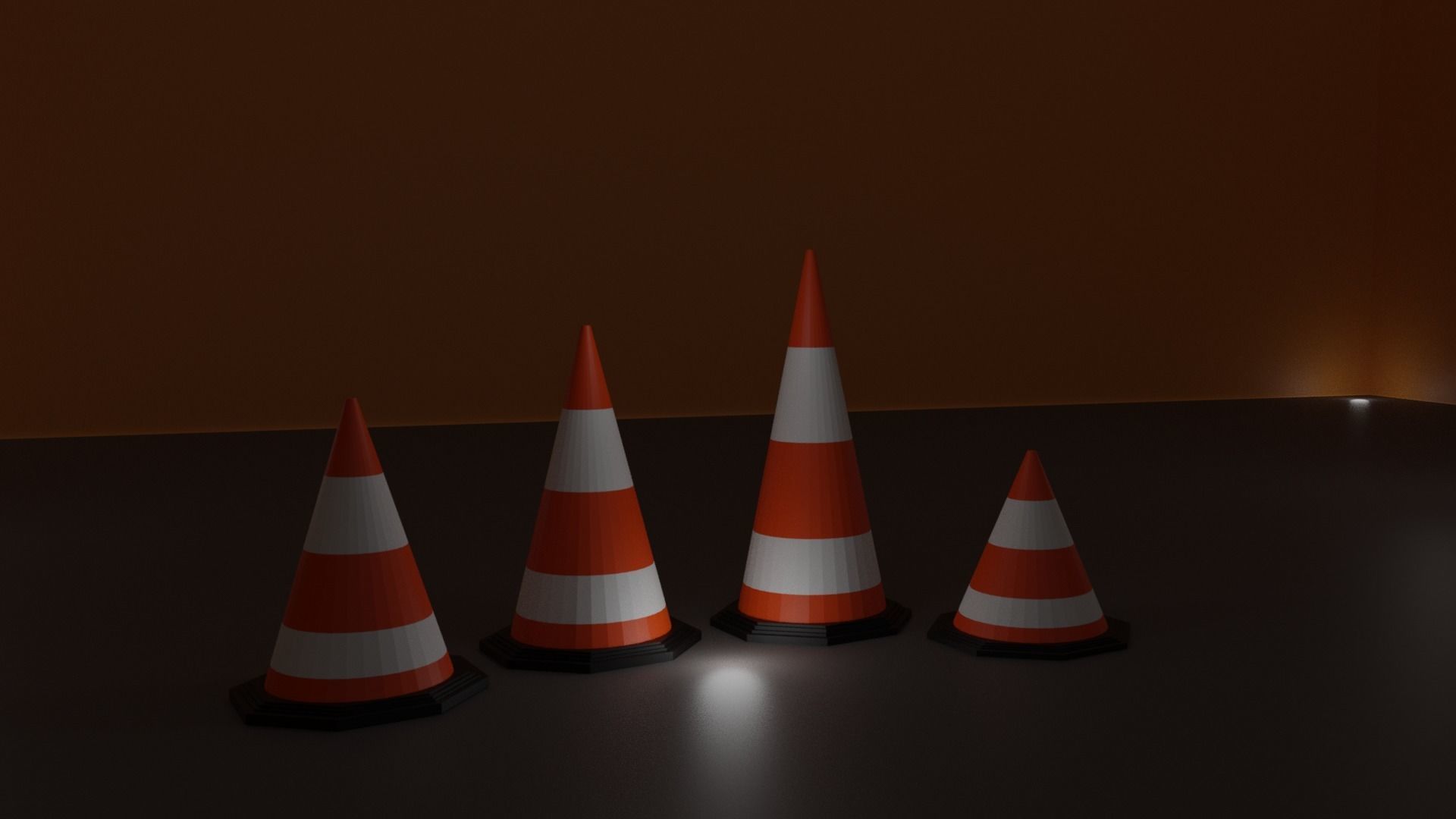 Low-poly road pack free VR / AR / low-poly 3D model | CGTrader