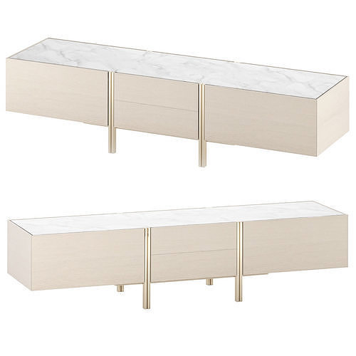 TV consol Edge 3D model | CGTrader