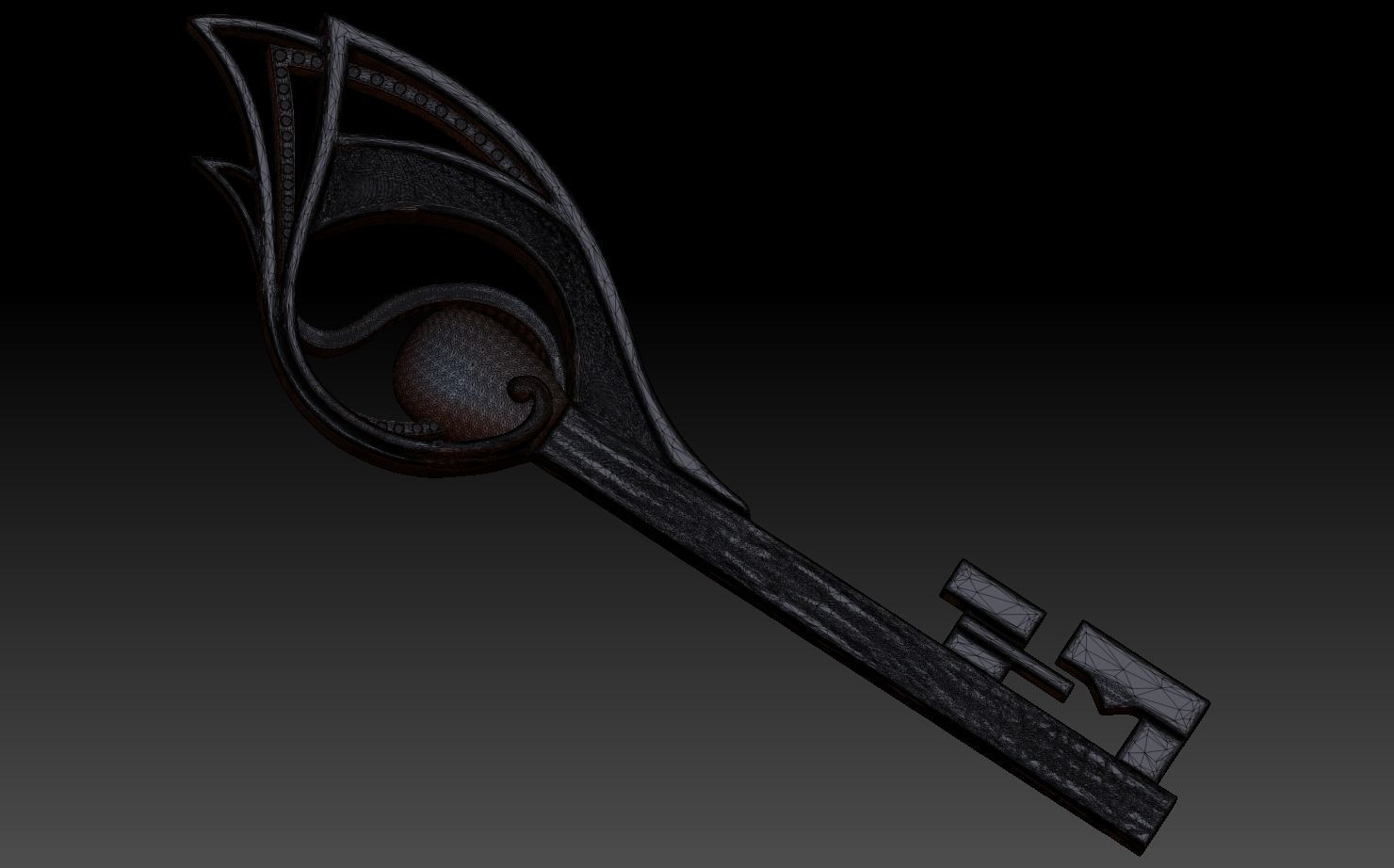 Locke and Key Matchstick key 3D model 3D printable | CGTrader