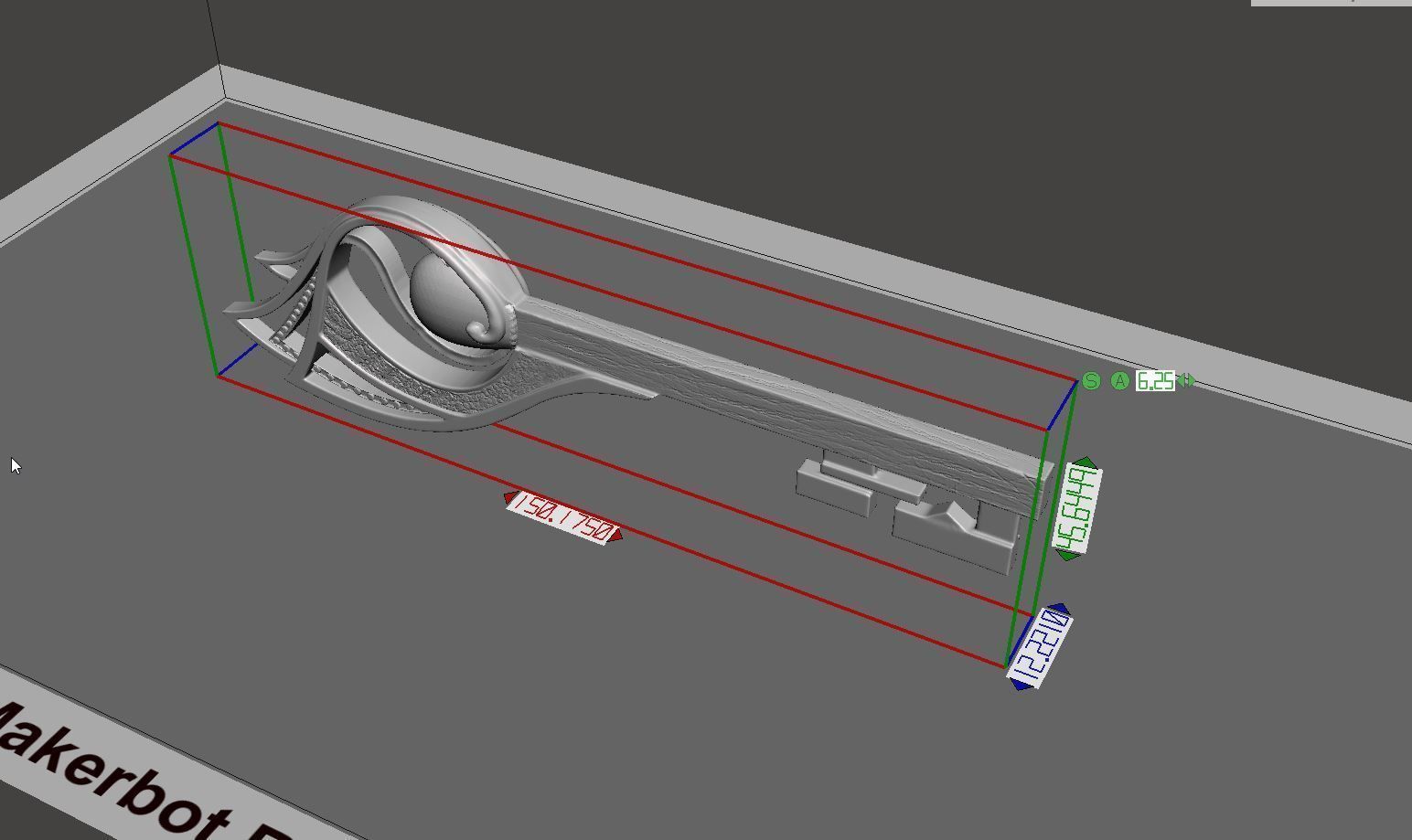 Locke and Key Matchstick key 3D model 3D printable | CGTrader
