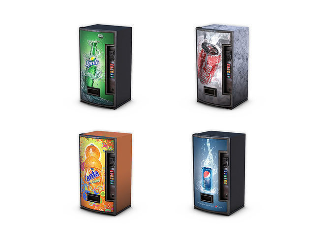 Vending Machine Pack 3D Model Collection | CGTrader