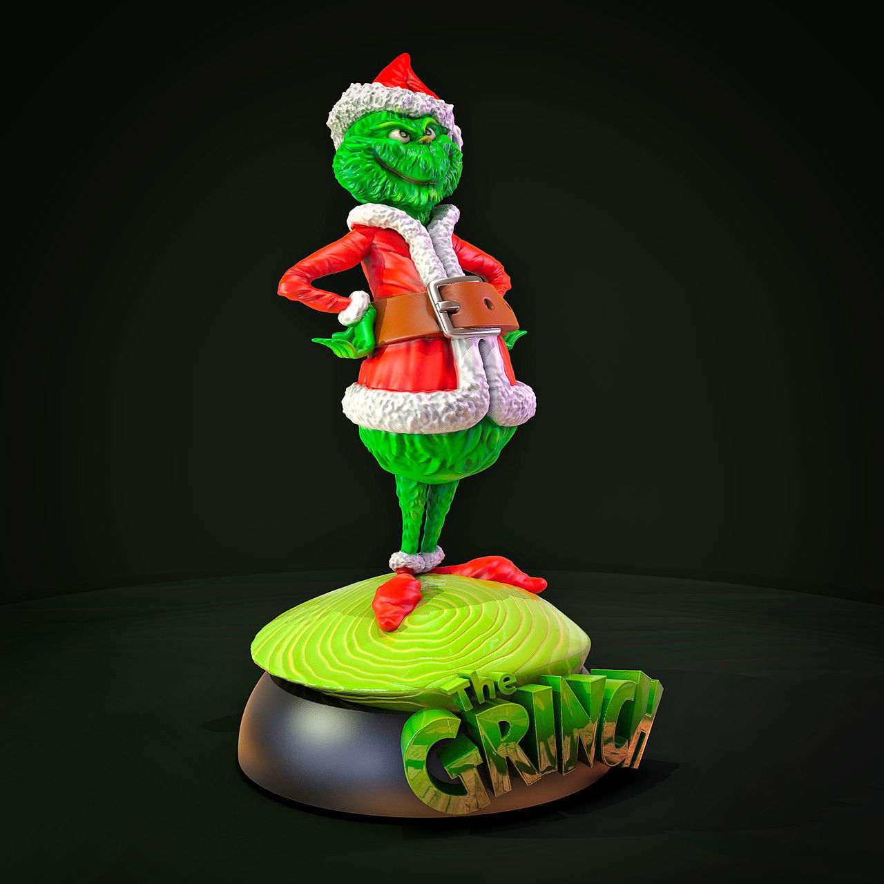 The Grinch 3D model 3D printable | CGTrader