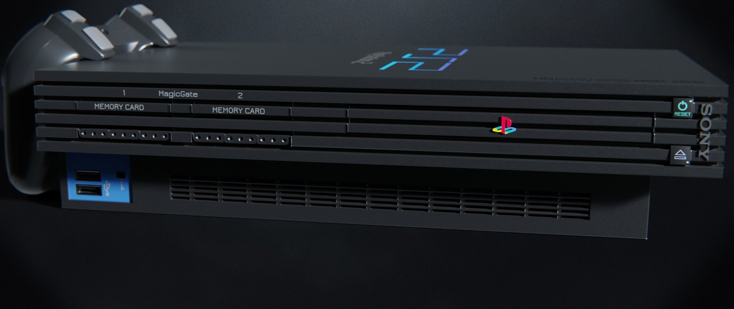 PlayStation 2 free 3D model | CGTrader