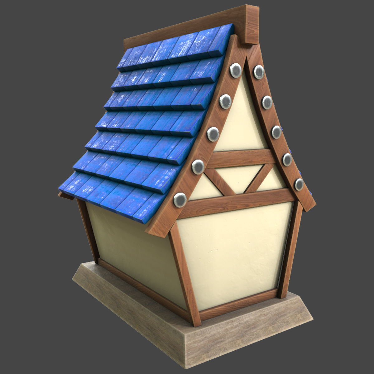 3D model stylized house 3d model pro VR / AR / low-poly | CGTrader