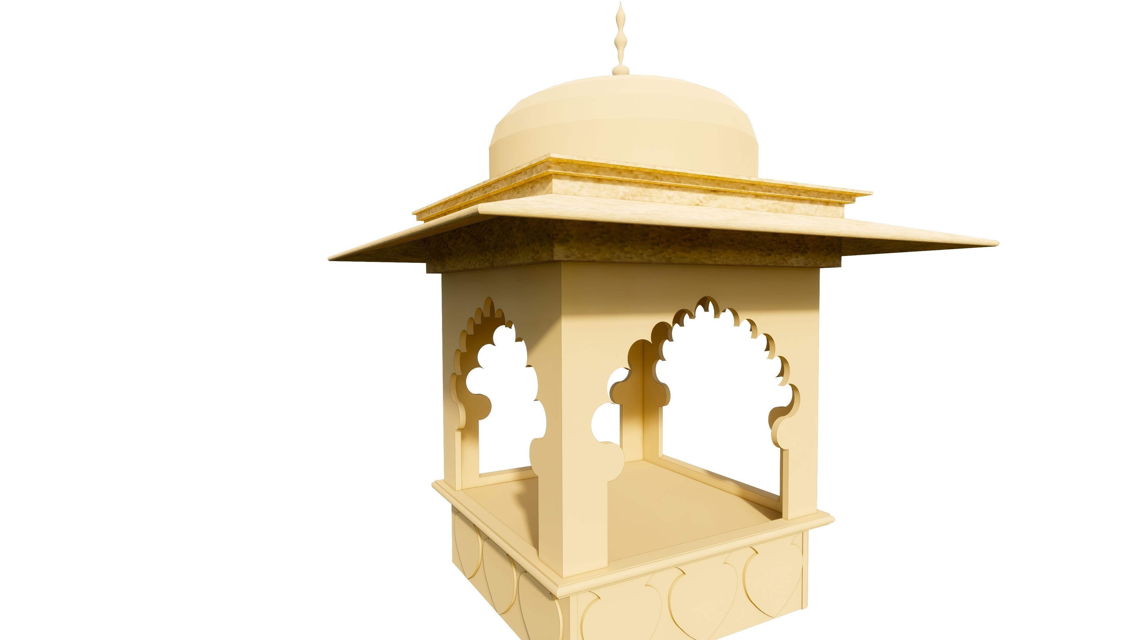 3D model indian chatri made in sketchup VR / AR / low-poly | CGTrader