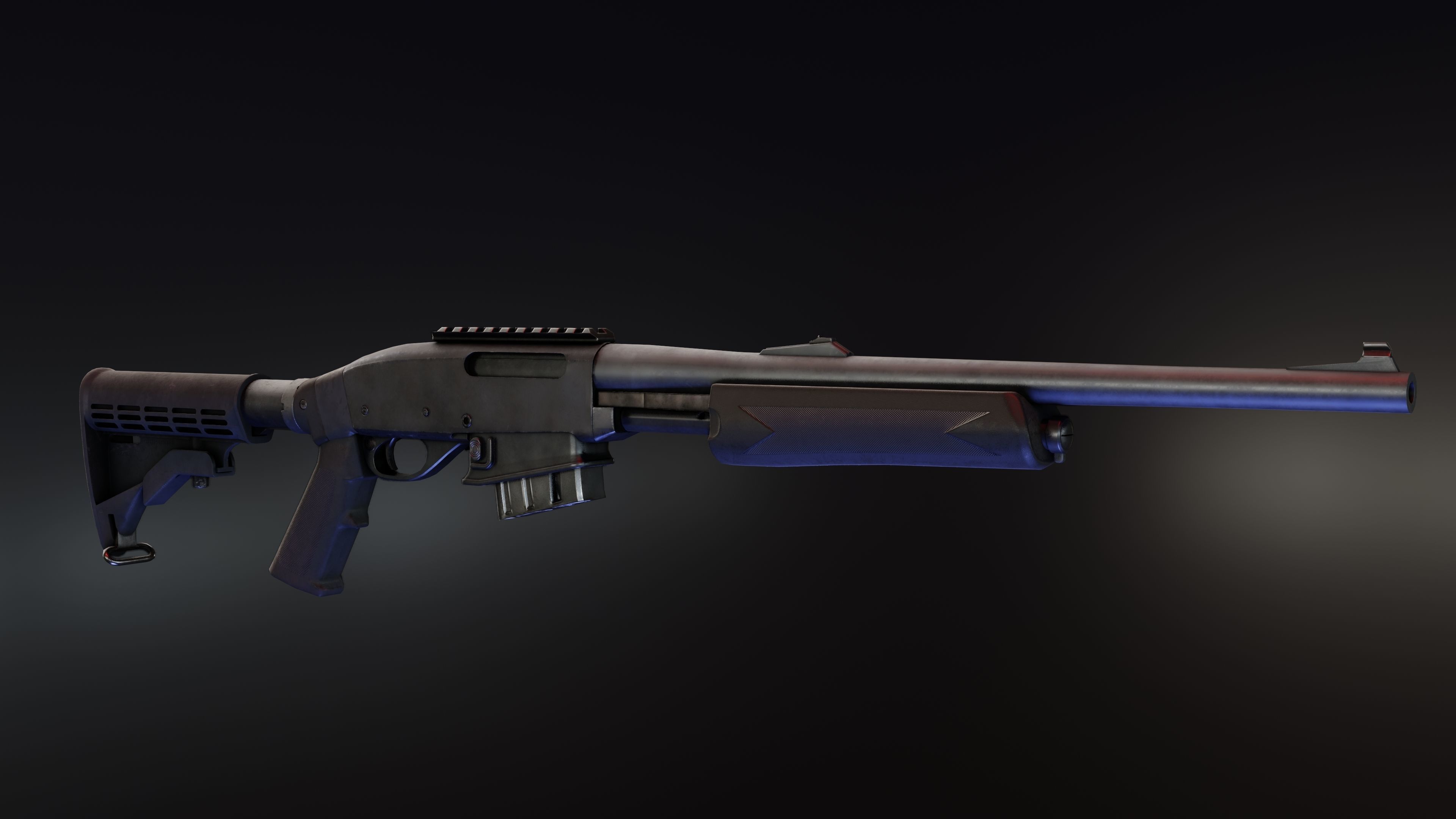 3D model Remington 7615 Police Carbine VR / AR / low-poly | CGTrader